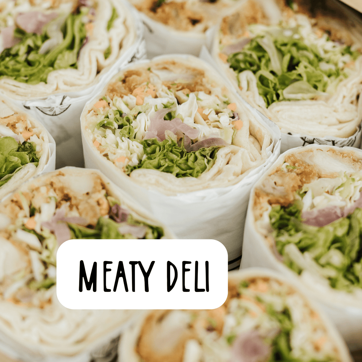Meaty Deli Wrapbox - 24 Wraps - Fingerfood für Gruppen & Meetings ...